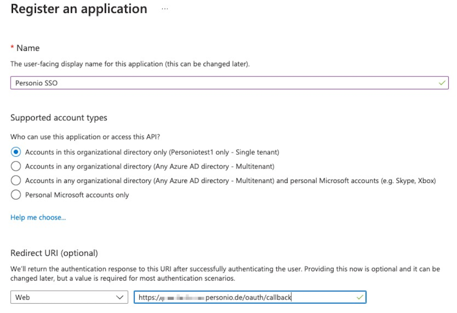 Set up single sign-on (SSO) in Personio with Microsoft Entra ID – Personio